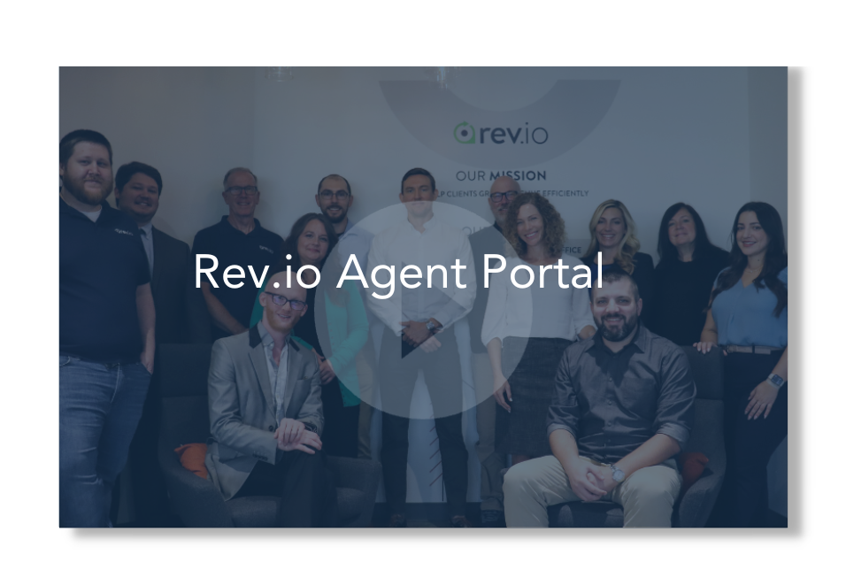 Rev.io Agent Portal | Rev.io